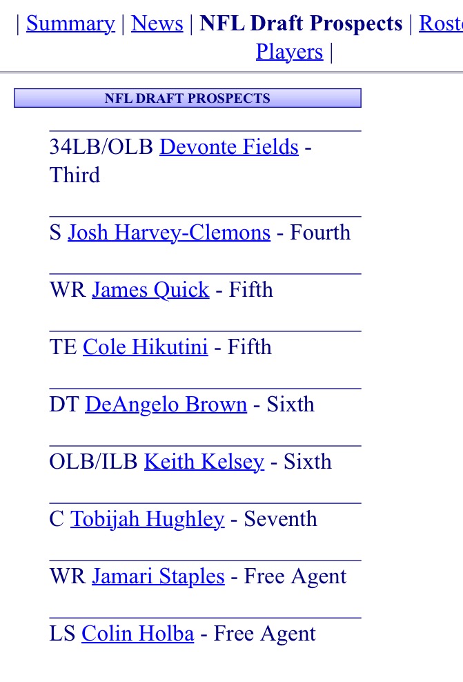 NFL Eyes 9 Cards Including #1 Long Snapper Colin Holba – Cardinal ...