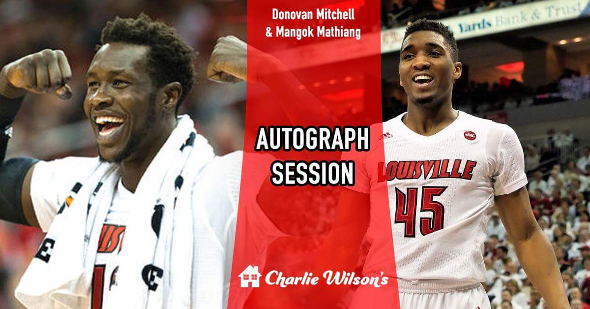 Donovan Mitchell And Mangok Mathiang Autograph Sessions This Weekend ...