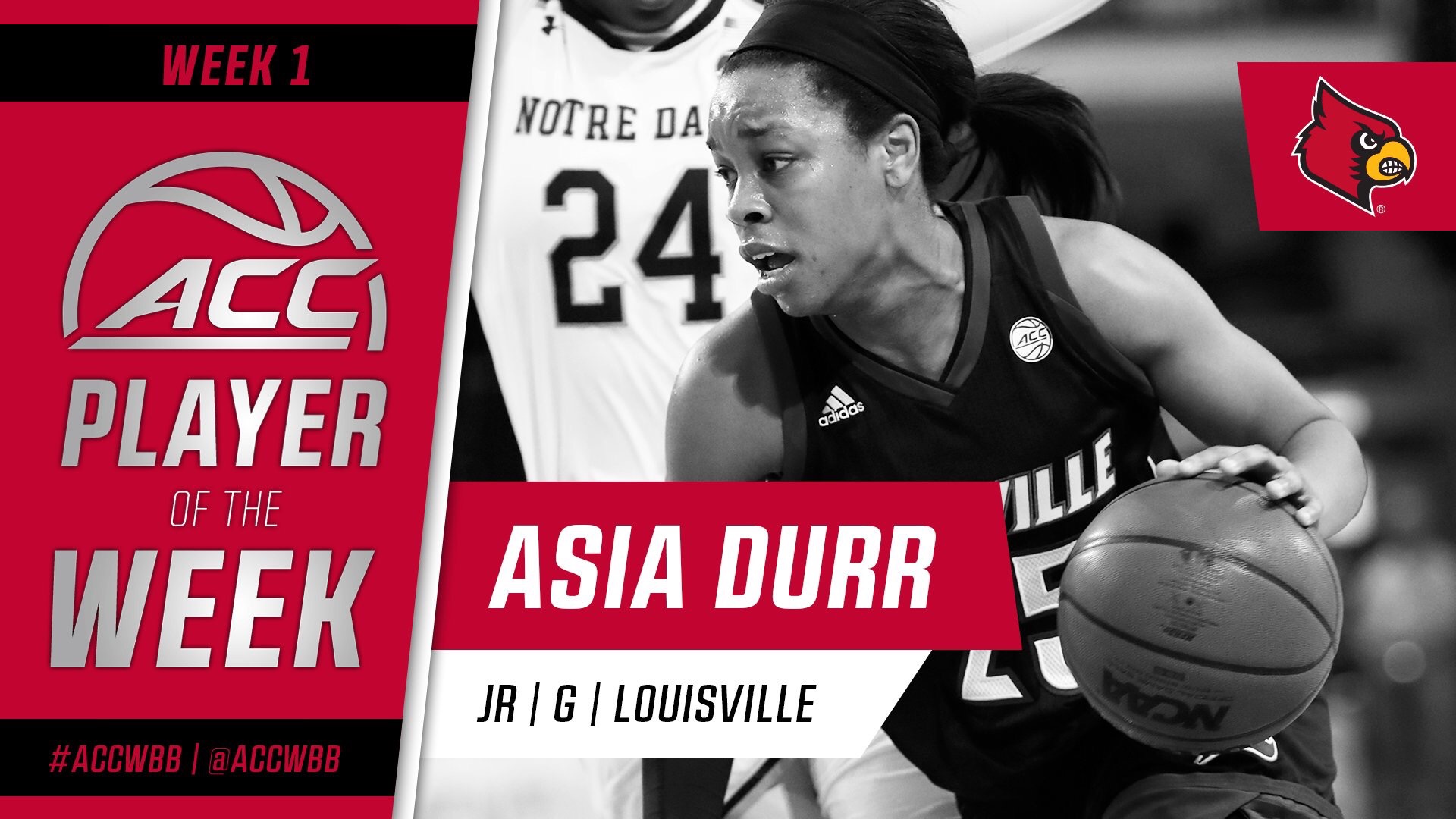 Asia Durr Named ACC Player Of The Week – Cardinal Sports Zone